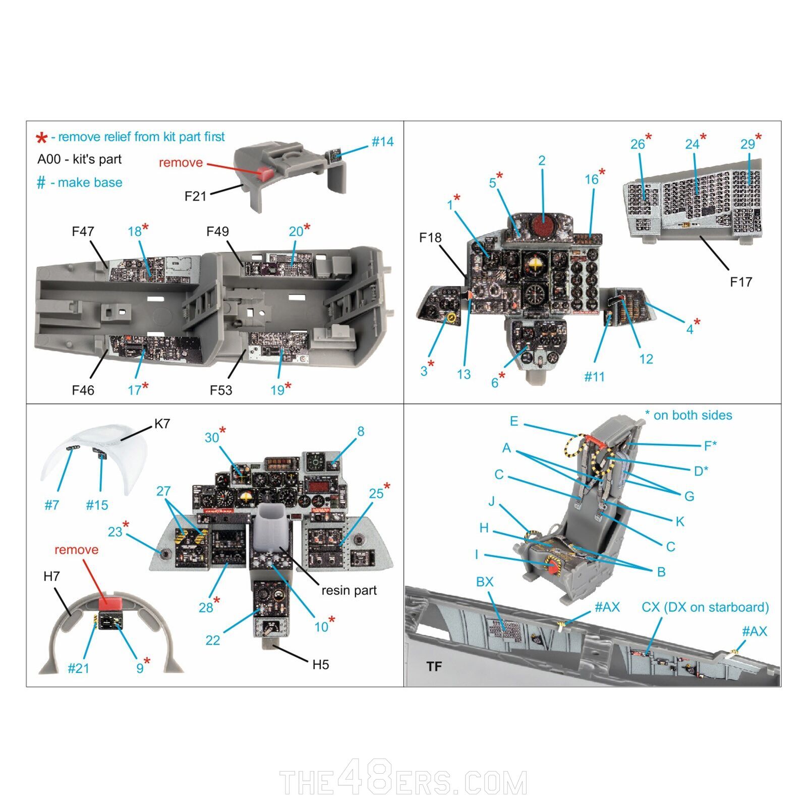 F-4E with DMAS 3D-Printed & coloured Interior on decal paper (with 3D ...