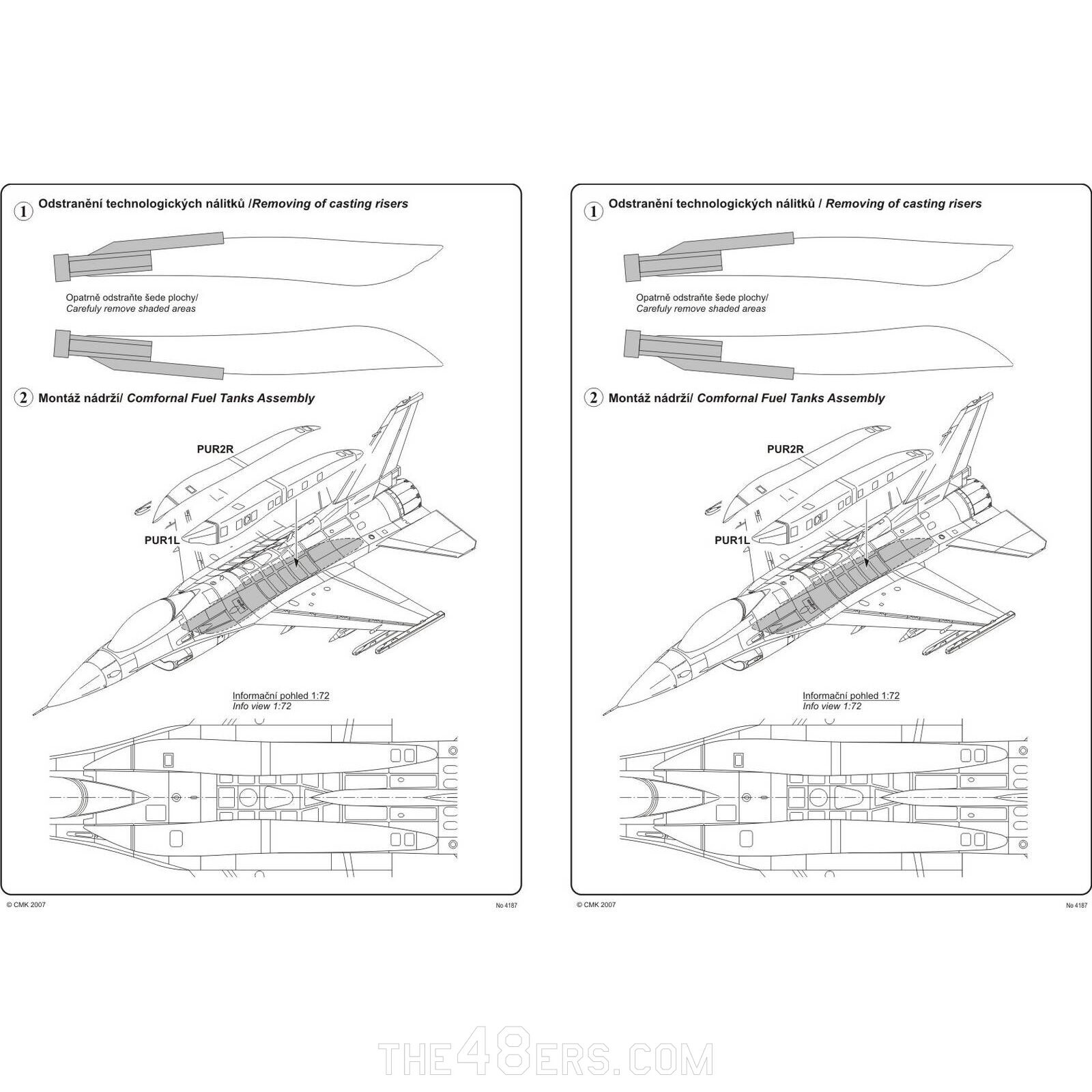 F-16C/D conformal fuel tanks