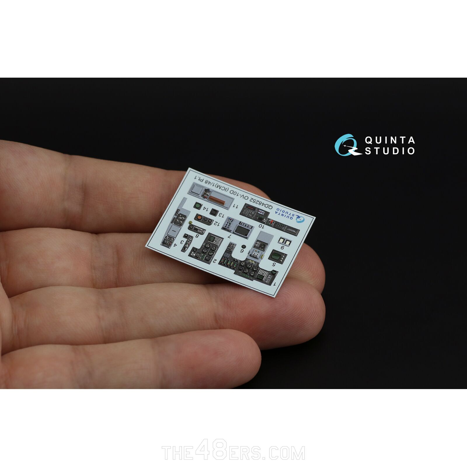 OV-10D Bronco 3D-Printed & coloured Interior on decal paper