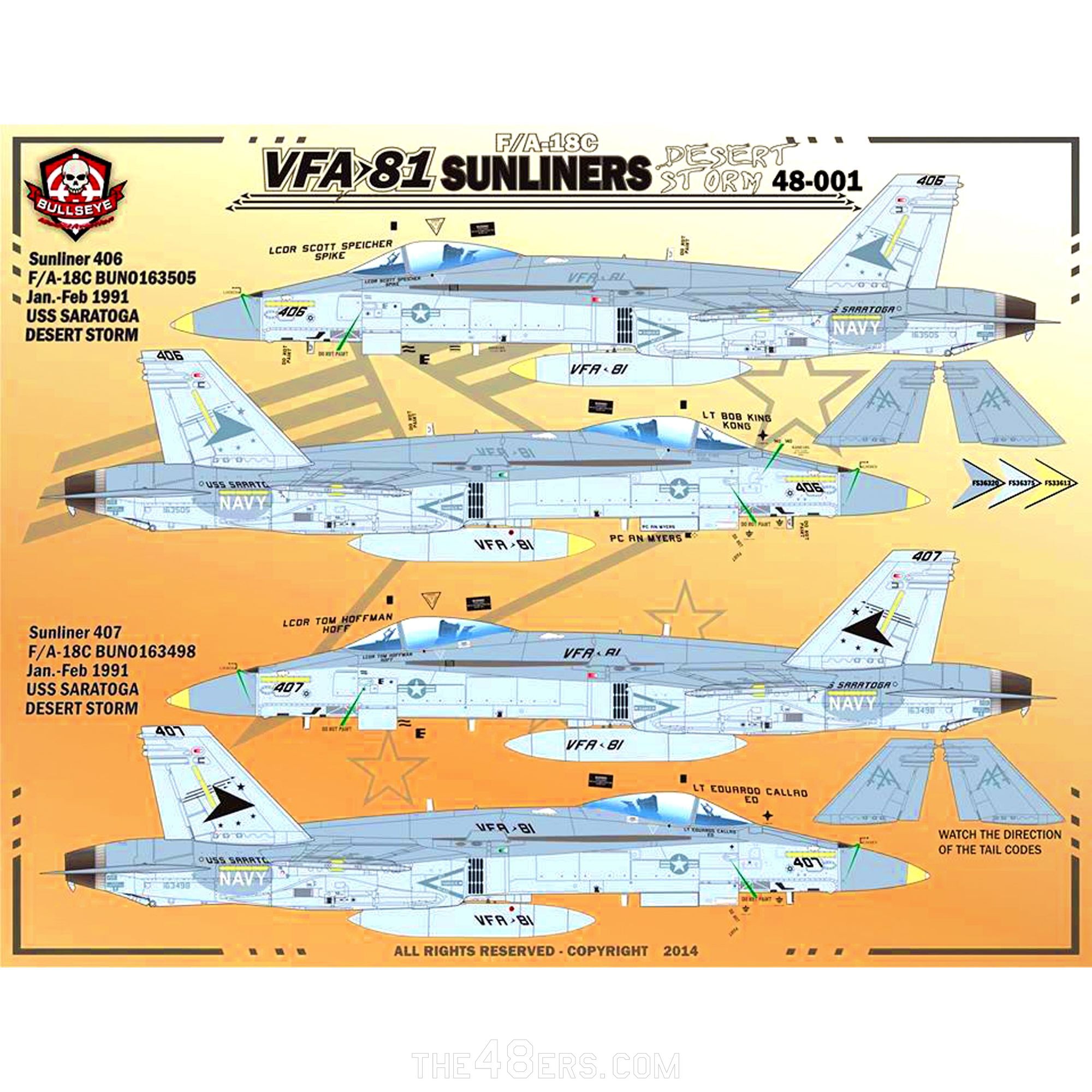 F-18C VFA-81 Sunliners Desert Storm