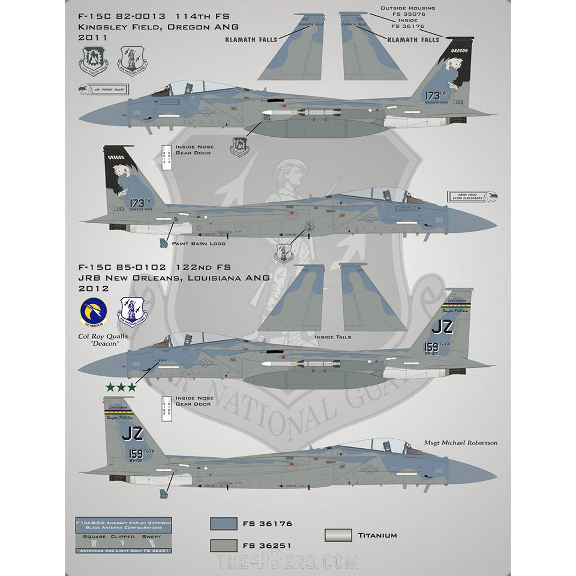 F-15B/C/D 'Guard Eagles'