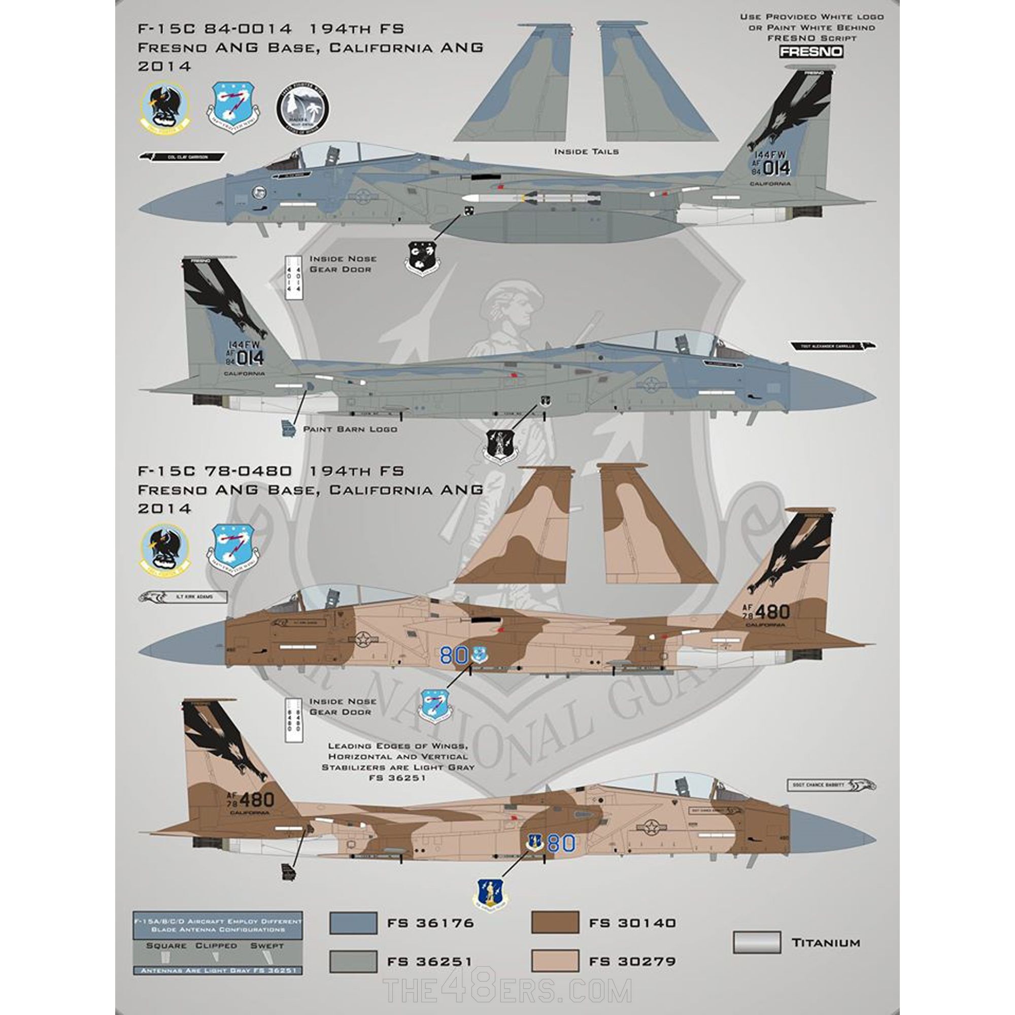 F-15B/C/D 'Guard Eagles'