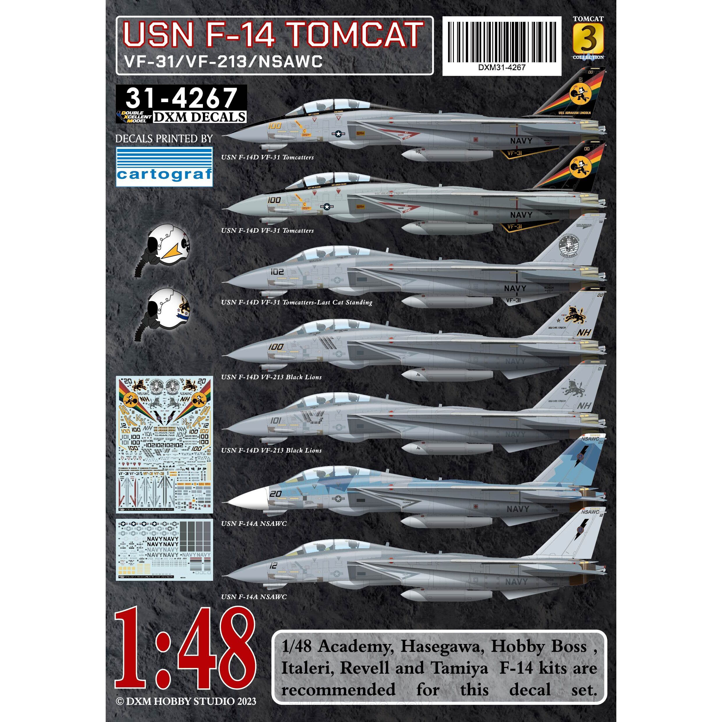 USN F-14 VF-31/VF-213/NSAWC Tomcat Collection #3