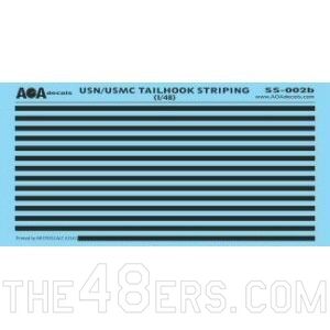 USN/USMC tailhook striping (Black Stripes)