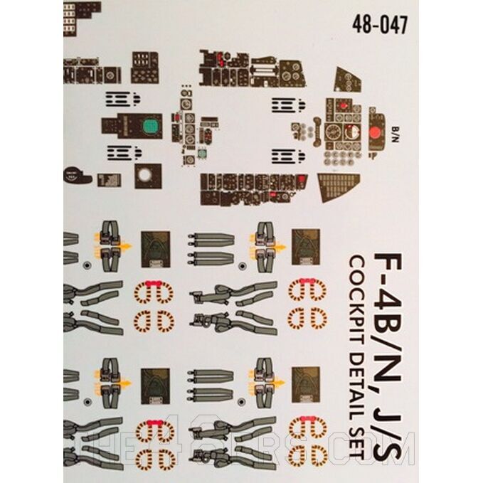 F-4B/N F-4J/S cockpit detail set