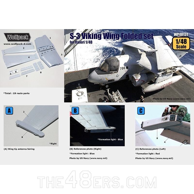 S-3 Viking Wing folded set