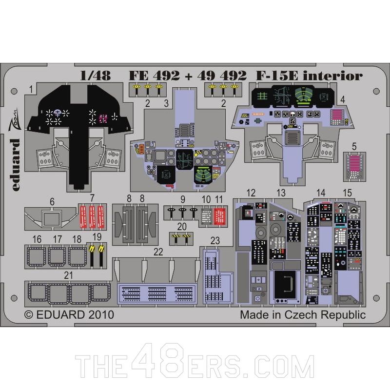 F-15E interior set S.A.