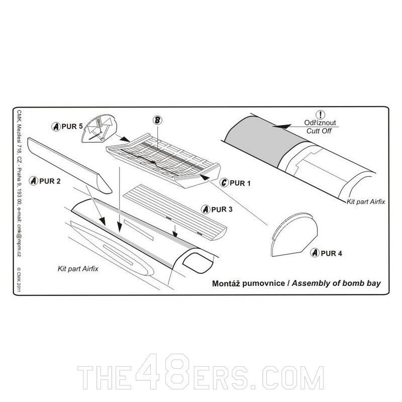 Canberra PR Mk. 9 bomb bay