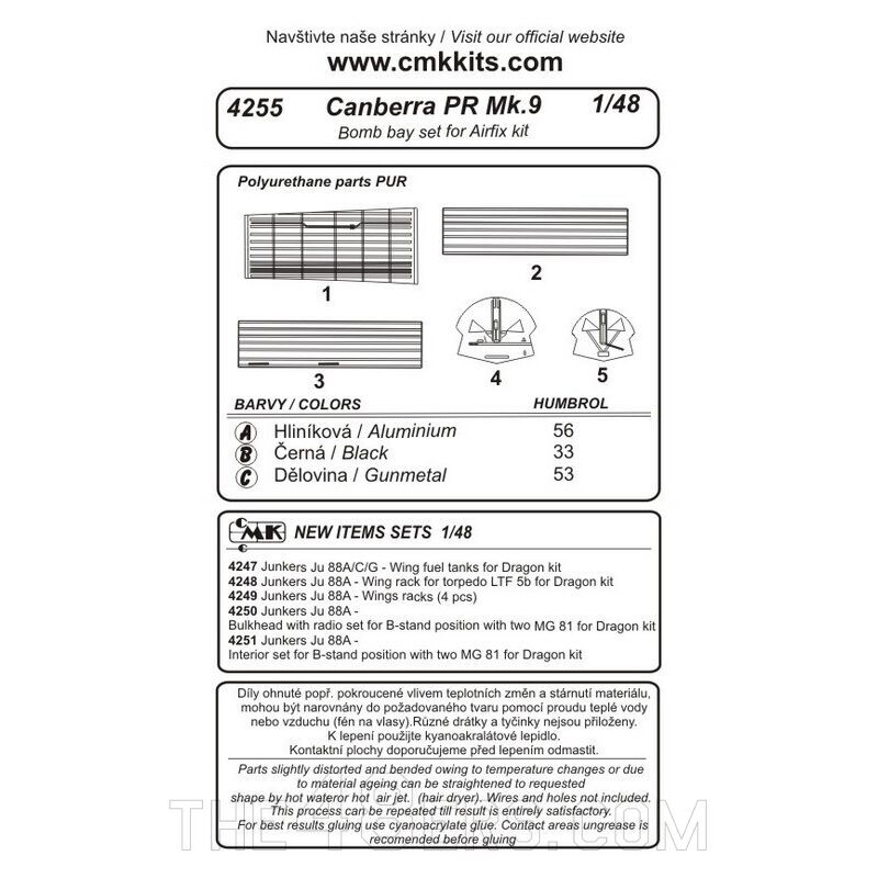 Canberra PR Mk. 9 bomb bay