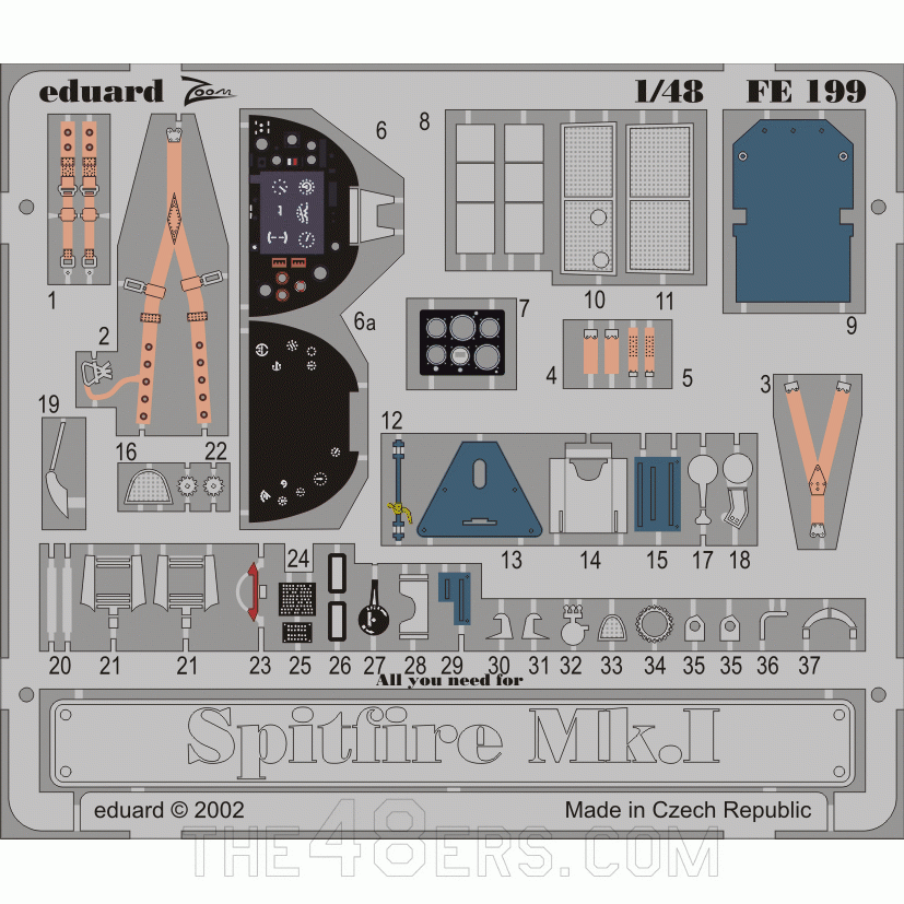Spitfire Mk. I cockpit set